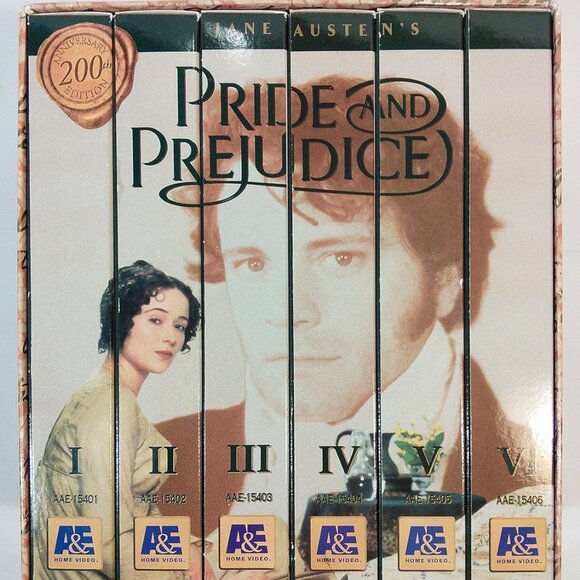 BBC | Media | Pride And Prejudice Vhs 6 Tape Set 996 Colin Firth Jennifer Ehle Great Shape ...